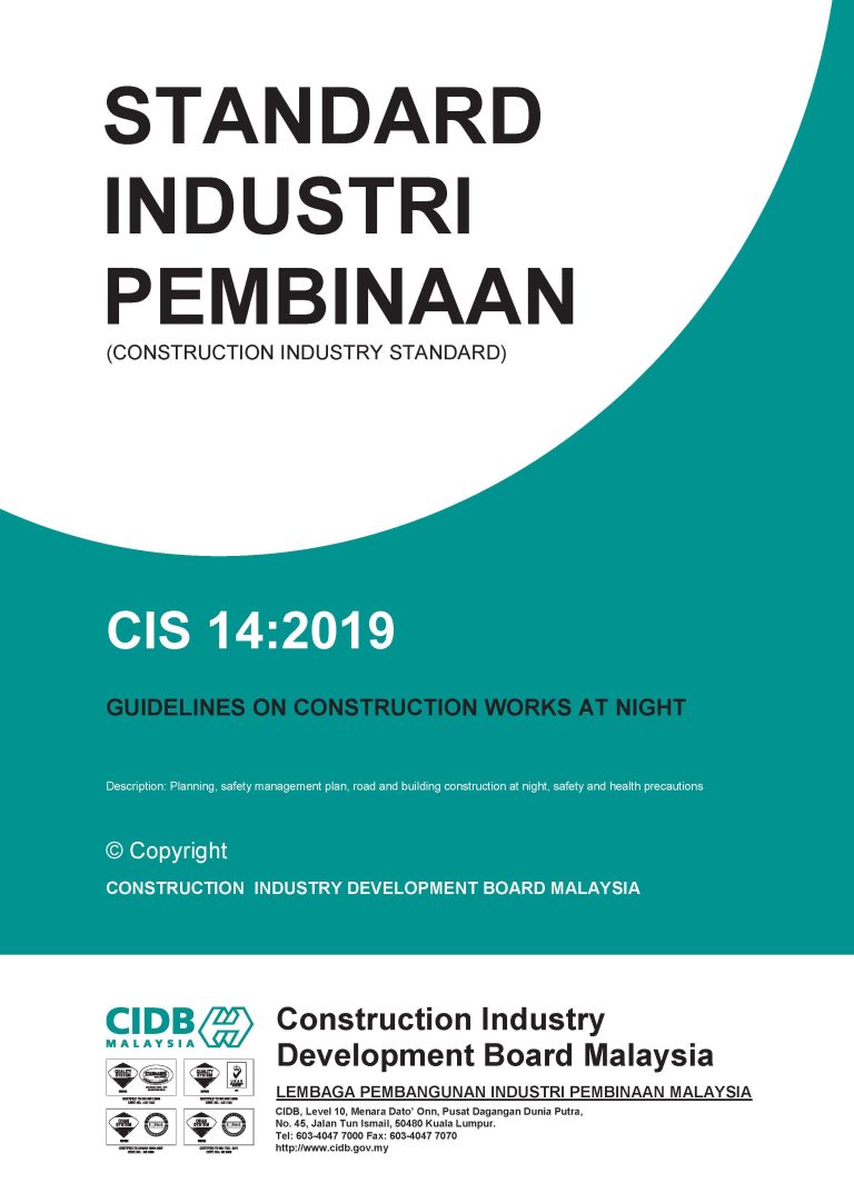 Construction Industry Standard – CIS - Construction Personnel Malaysia