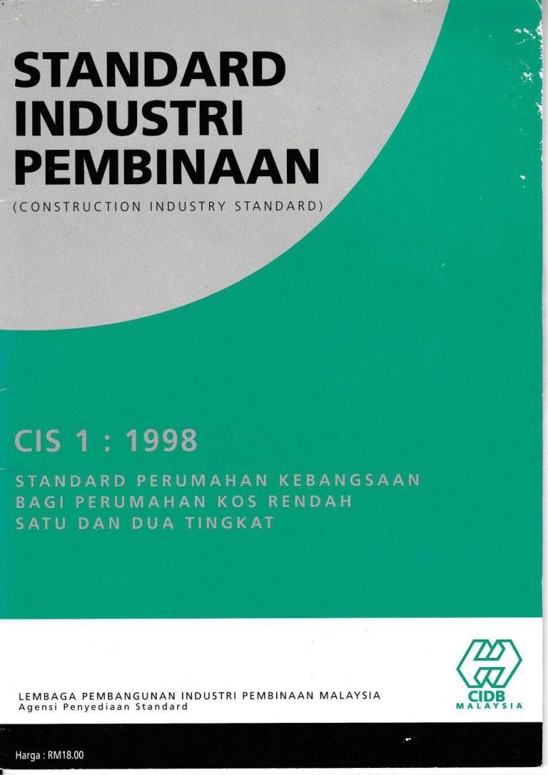 Construction Industry Standard – CIS - Construction Personnel Malaysia